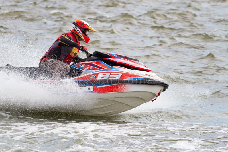 Water scooter competition editorial stock photo. Image of sport - 162795108