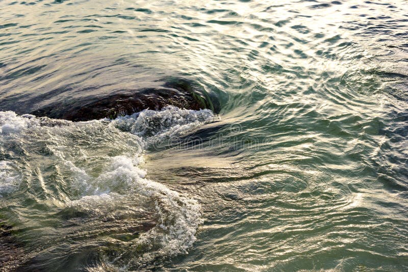 Water sea movement stock image. Image of rocks, beach - 65256361