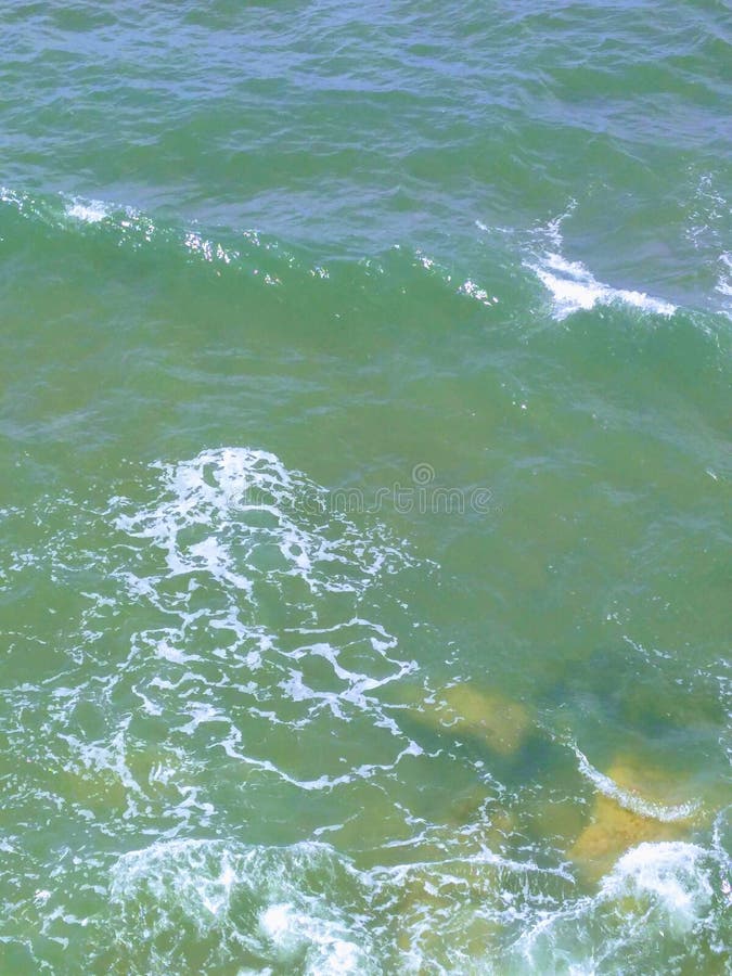 Water Sea Rocks Shine Bright Ocean Lansdcapes Stock Photo - Image of ...