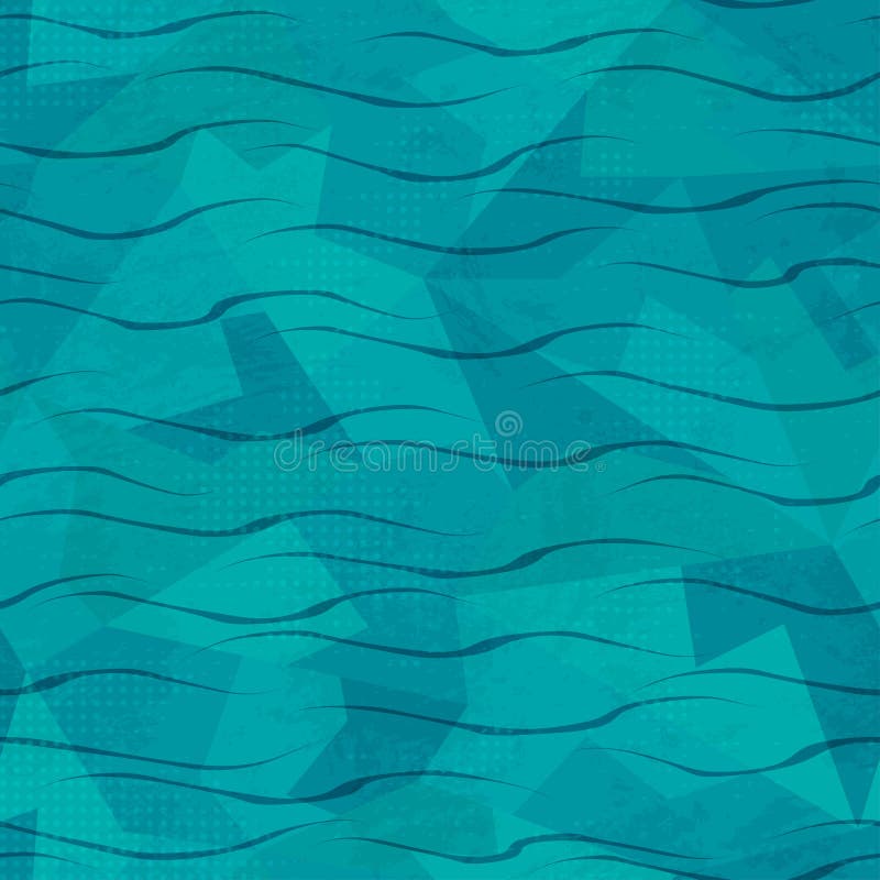 Water seamless pattern stock vector. Illustration of beautiful - 38808052