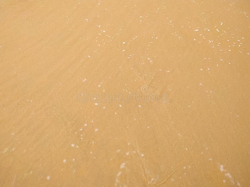 Water on the seaside sand stock photo. Image of closeup - 250846572