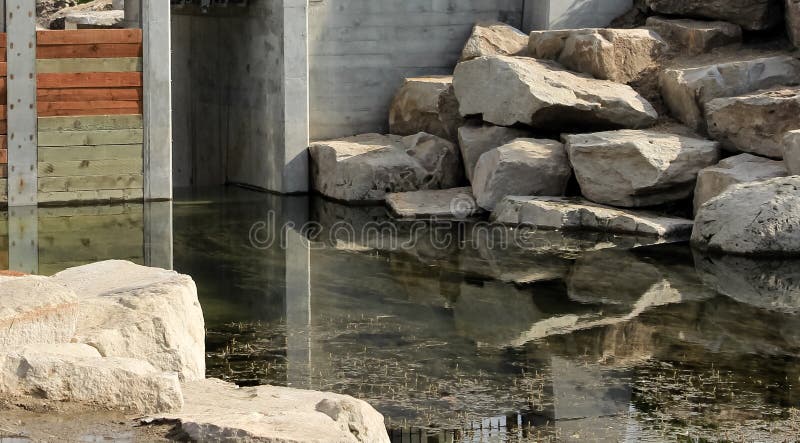 Water Seemingly Going Nowhere Stock Photo - Image of trees, nature ...