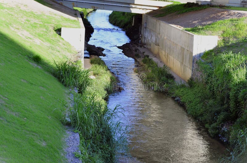 Water from the Senhorinha Stream on a Sunny Day Stock Photo - Image of ...