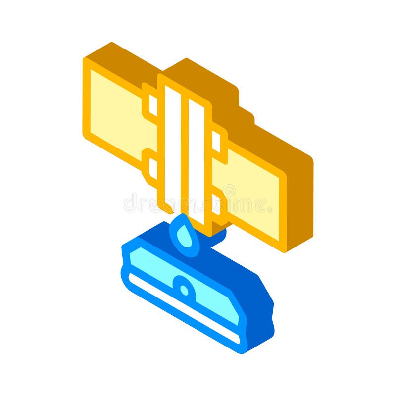 Water Sensor Isometric Icon Vector Illustration Color Stock Vector ... Water Sensor Isometric Icon Vector Illustration Color Stock Vector ...