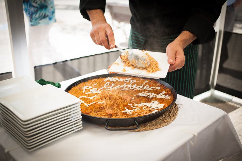 Water Serving Food in a Restaurant Stock Image - Image of cola ...