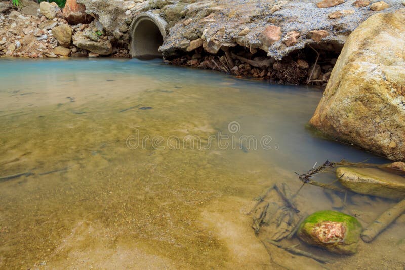 Water sewer pipe stock photo. Image of pipe, polluting - 86226158