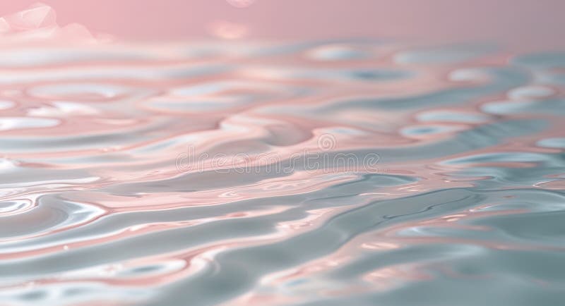 Water Shadow Surface Texture Natural Ripple on Pink Background Stock ...