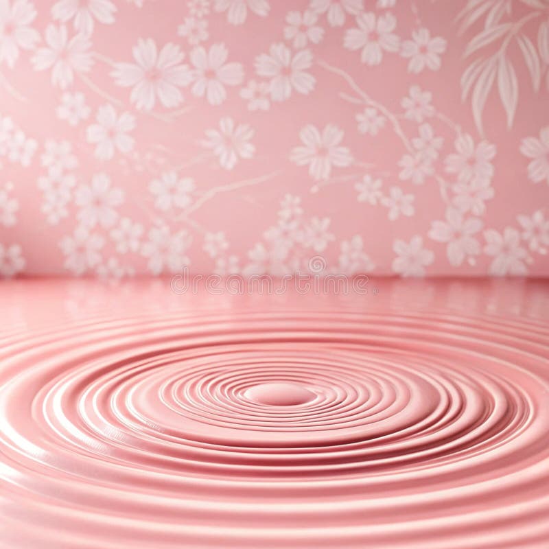 Water Shadow Surface Texture Natural Ripple on Pink Stock Illustration ...