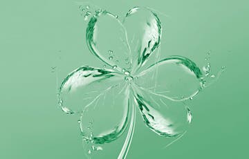 Water Shamrock stock photo. Image of petal, christianity - 8372330