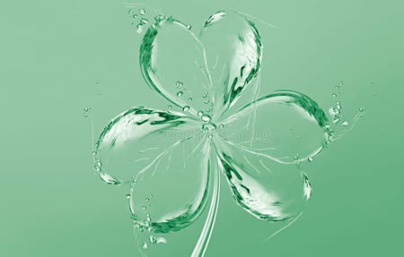 Water Shamrock stock photo. Image of petal, christianity - 8372330