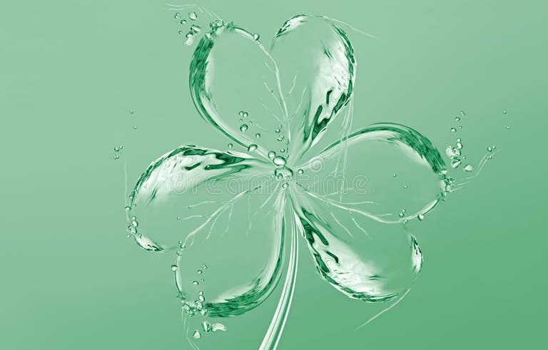 Water Shamrock stock photo. Image of petal, christianity - 8372330