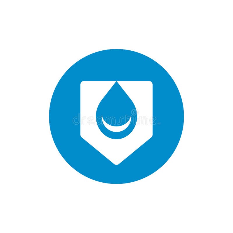 Water Shield Logo Icon Design Template Elements Stock Vector ...