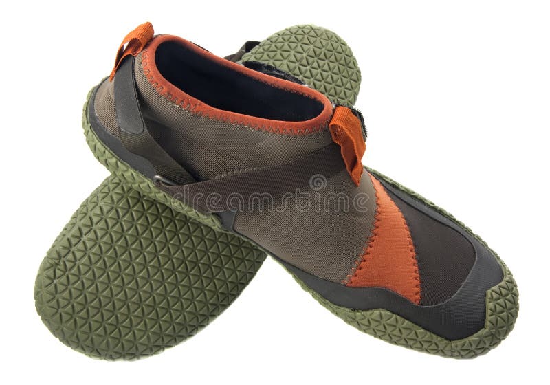 Water shoes for kayaking stock image. Image of sole, shoes - 10248925