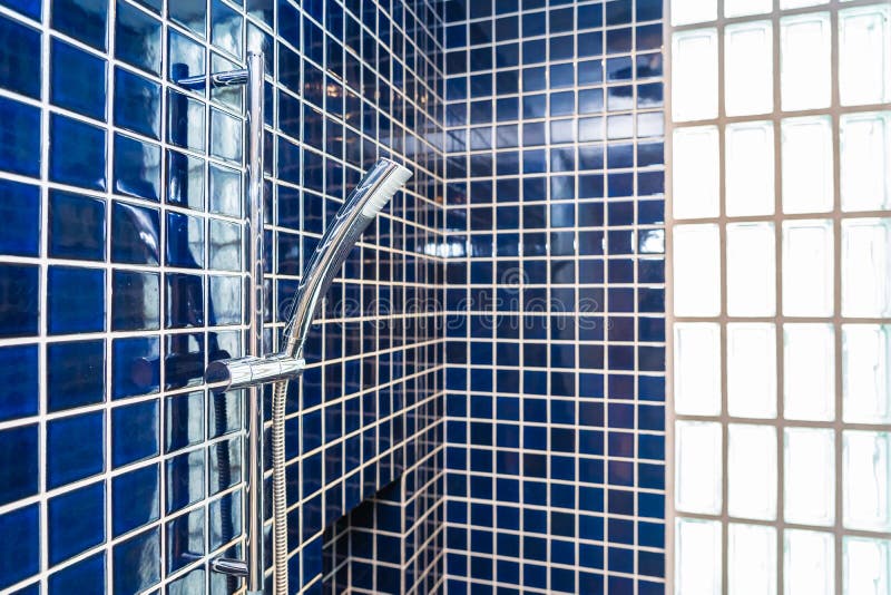 Water Shower Splash Bath Decoration Interior Stock Image - Image of ...