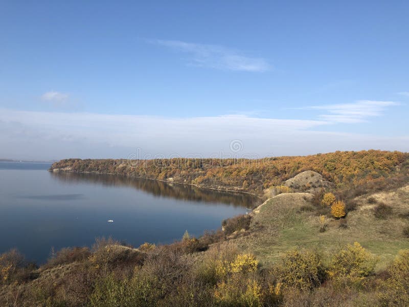 Water Side Landscape Blue Sky Stock Photo - Image of heels, blue: 103708734