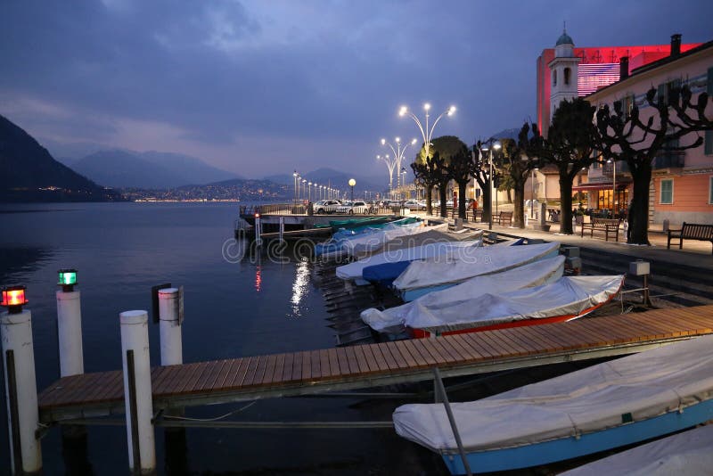 Reflection, Night, Water, Marina Picture. Image: 134930522