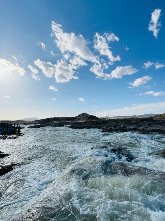 Water Sky Mountain Land Architecture Stock Image - Image of ...