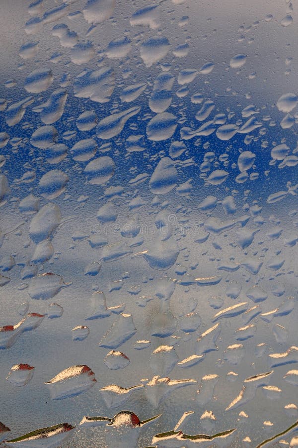 Abstract Rain Water on Glass Window Background Concept Stock Image ...