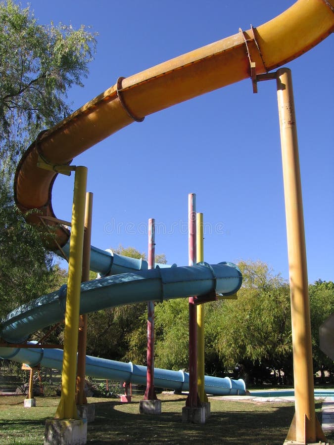 Water Slide stock image. Image of park, play, game, diversion - 376409