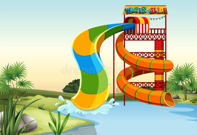 Water Slide Stock Illustrations – 5,217 Water Slide Stock Illustrations ...