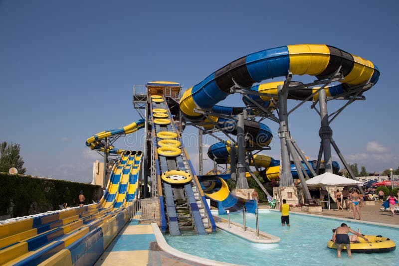 Water slide editorial photo. Image of park, water, ride - 79281046