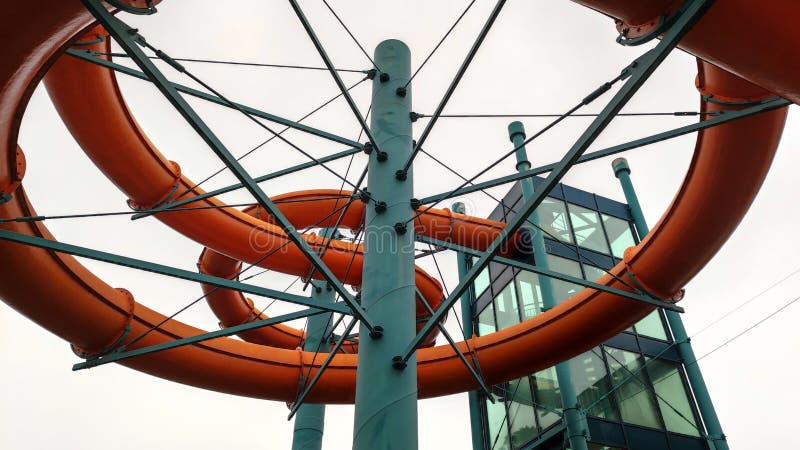 Water slides Swimming Joy editorial photo. Image of park - 267811936