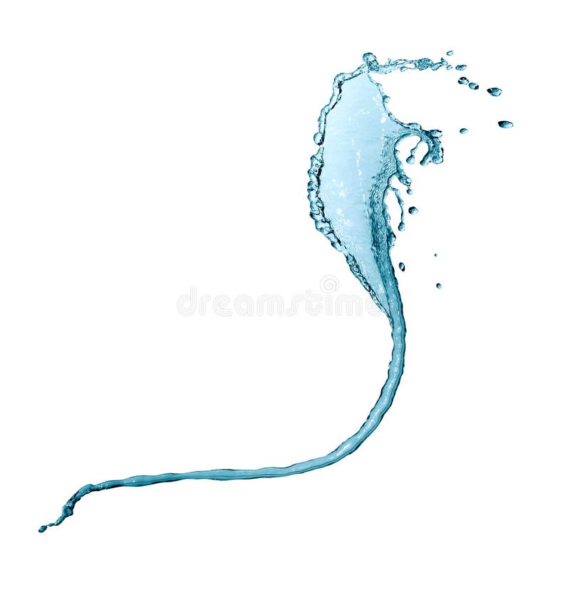 Water Snake on White stock photo. Image of abstract, flow - 76273138