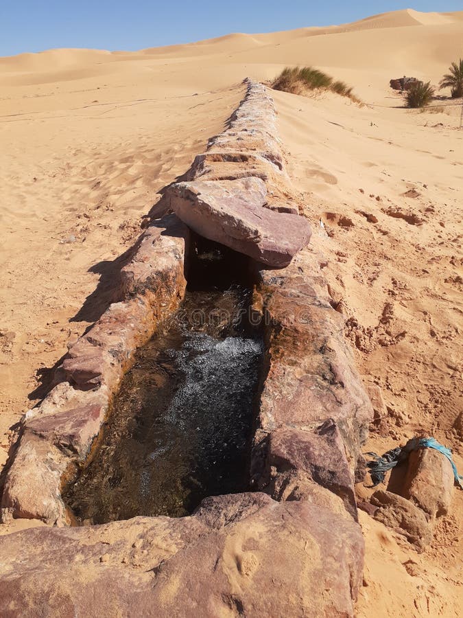Water Source in Algerian Desert Stock Photo - Image of source, algerian ...