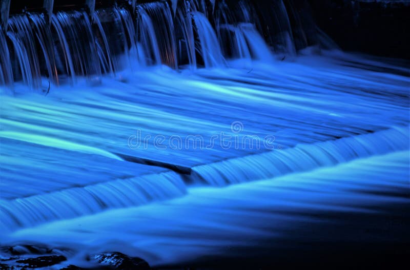 Water is the Source of Life / Water Swirls Wrapped at a Show in Blue ...