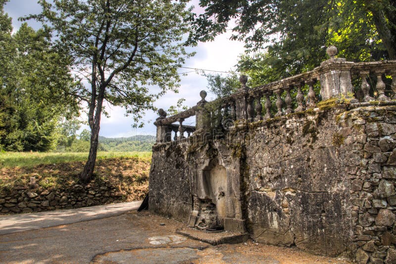 Water Source in Sassello, Italy Stock Image - Image of view, history ...