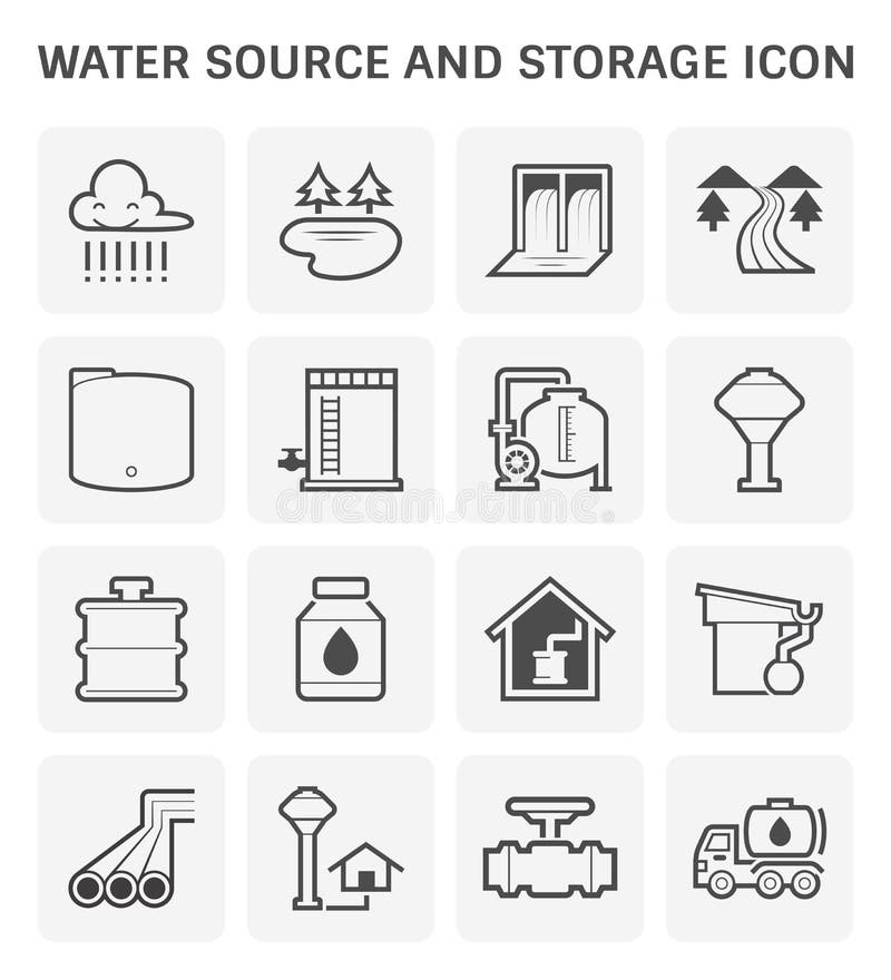 Water source icon stock vector. Illustration of pipe - 150941056