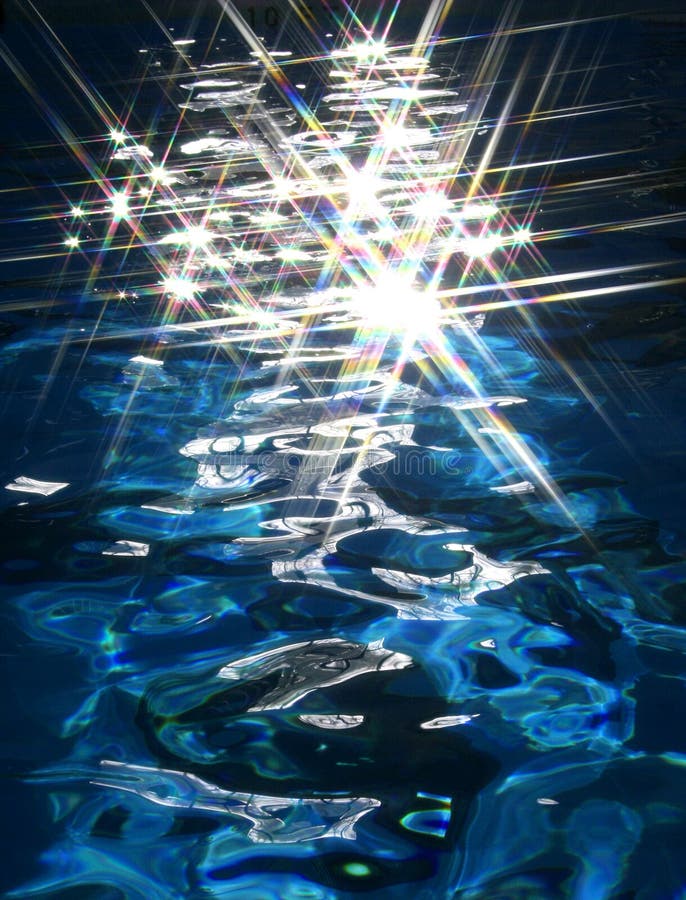 Water Sparkles stock image. Image of rainbow, stars, reflection - 60301041