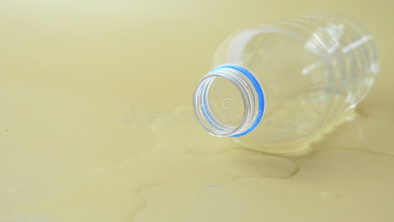 A Bottle of Water Spilled on a Table , Stock Footage - Video of bottle ...