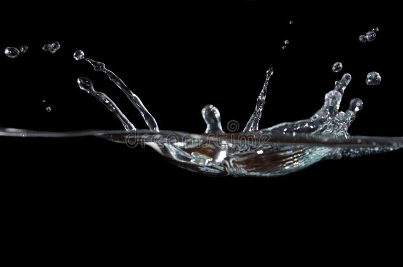 Water Drip Splash on Water. Stock Photo - Image of clean, purity: 16574780