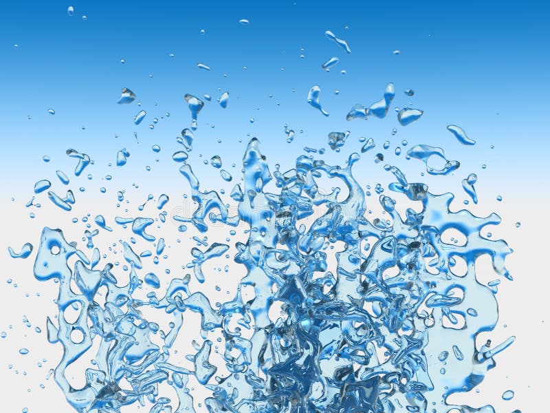 Water splash stock illustration. Illustration of splash - 12926601