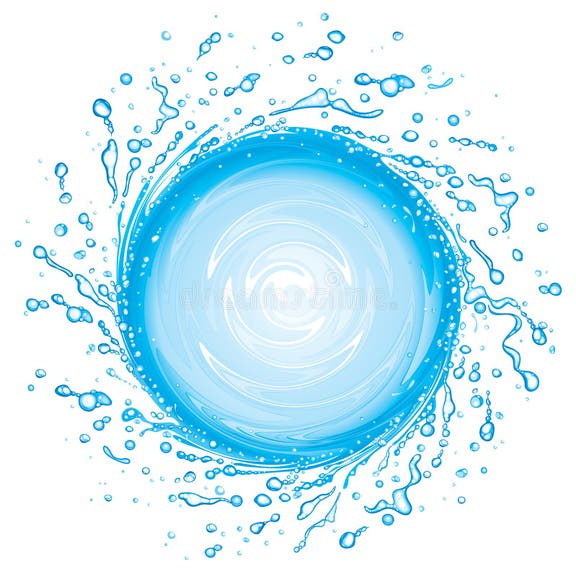 Round Splash Water Stock Illustrations – 27,051 Round Splash Water ...