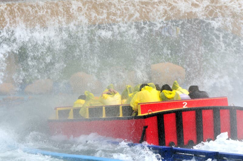 Jurassic Park water ride editorial image. Image of cinema - 75910930