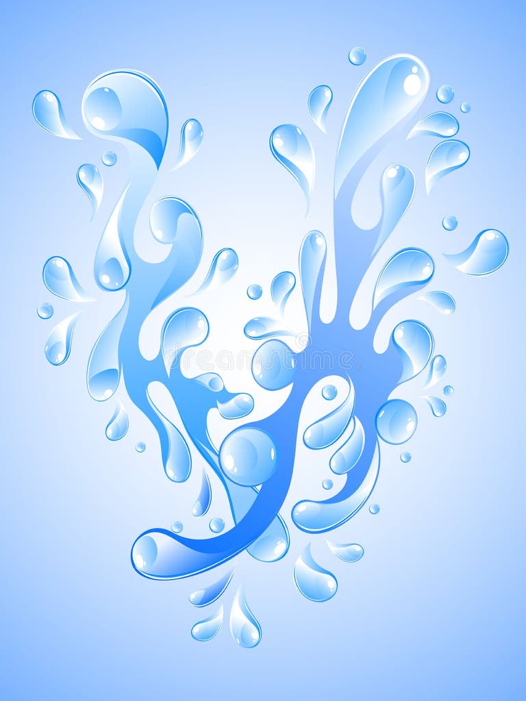 Water Splash Bubble Border Stock Illustrations – 1,808 Water Splash ...