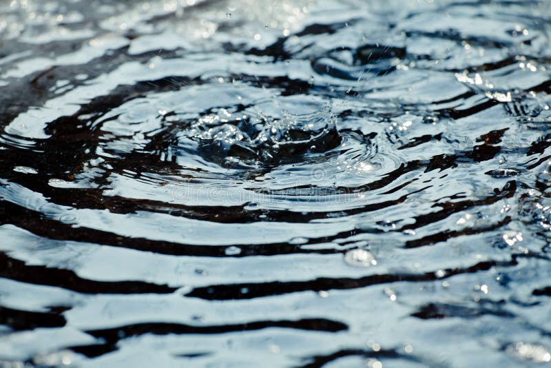 Water splash stock image. Image of rain, storm, puddle - 19631699