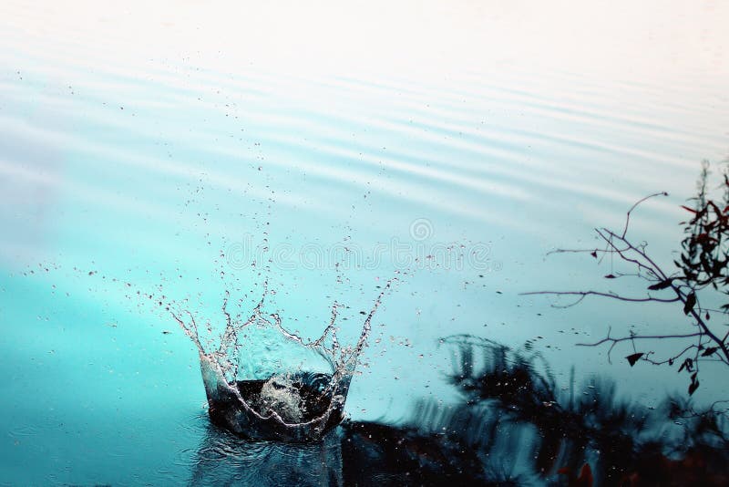 Water Splash stock photo. Image of burst, serene, lake - 25488908