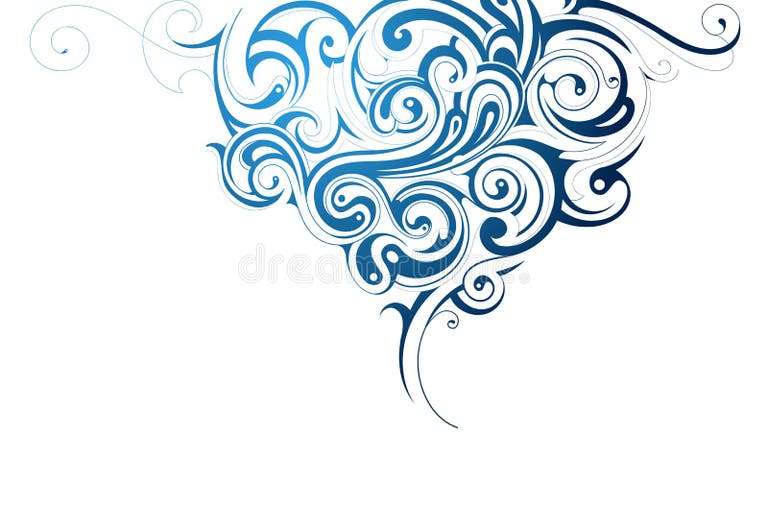 Water Splash Tribal Wave Stock Illustrations – 292 Water Splash Tribal ...