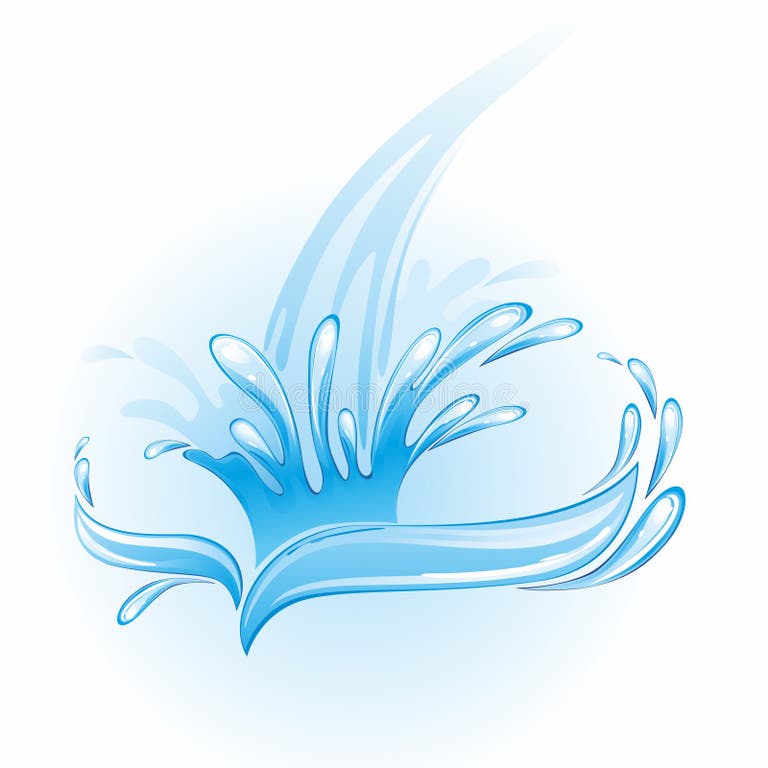 Objects Water Splash Stock Illustrations – 1,220 Objects Water Splash ...