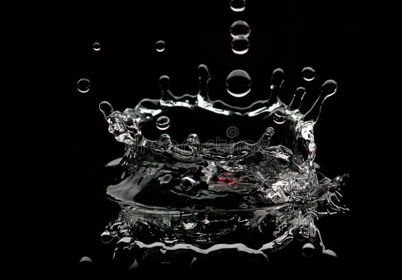 Water droplet splash stock image. Image of rings, rippling - 29466109