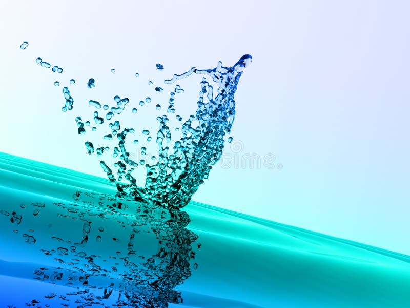 Cool water splash stock illustration. Illustration of jump - 3259591