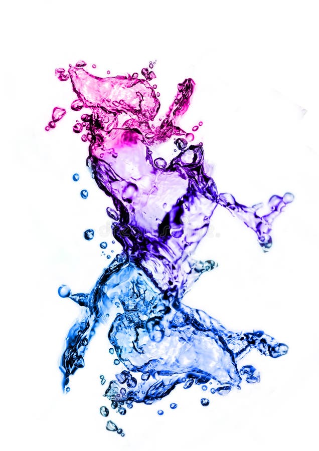 Paint and water splash stock illustration. Illustration of background ...