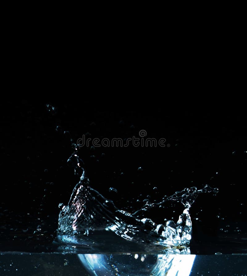 Fountaining water splash stock photo. Image of clean, shape - 2220098