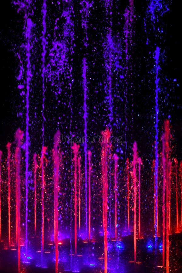 Water splash - neon color stock photo. Image of glow - 108215884