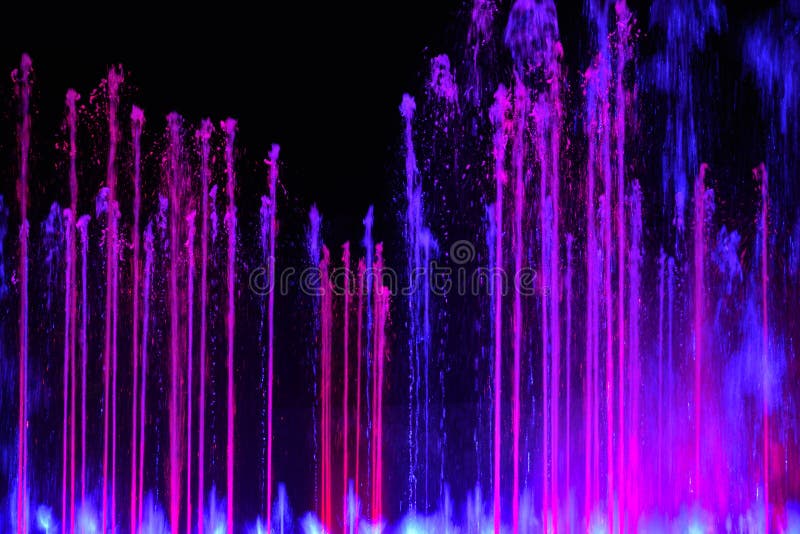 Water splash - neon color stock photo. Image of glow - 108215884