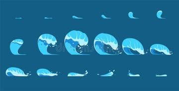 Water Splash Sequence Stock Illustrations – 141 Water Splash Sequence ...