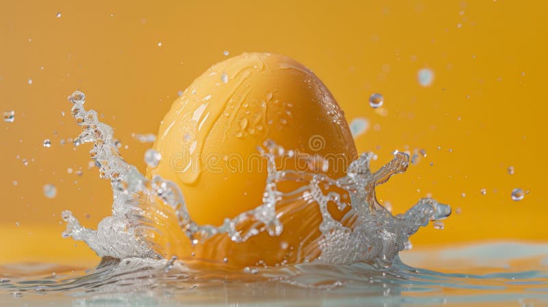 Water Splash Around Yellow Egg Stock Photos - Free & Royalty-Free Stock ...